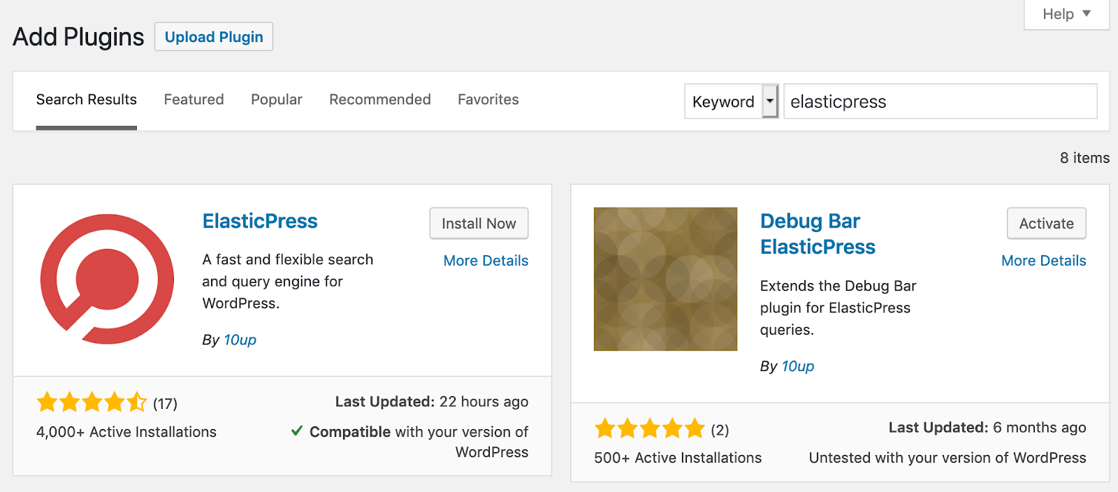 Getting Started – ElasticPress